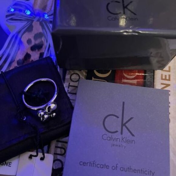 Calvin Klein | Jewelry | Calvin Klein Silver Fidget Ring Nwtcoa | Poshmark